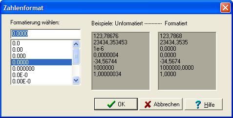 Zahlenformat
